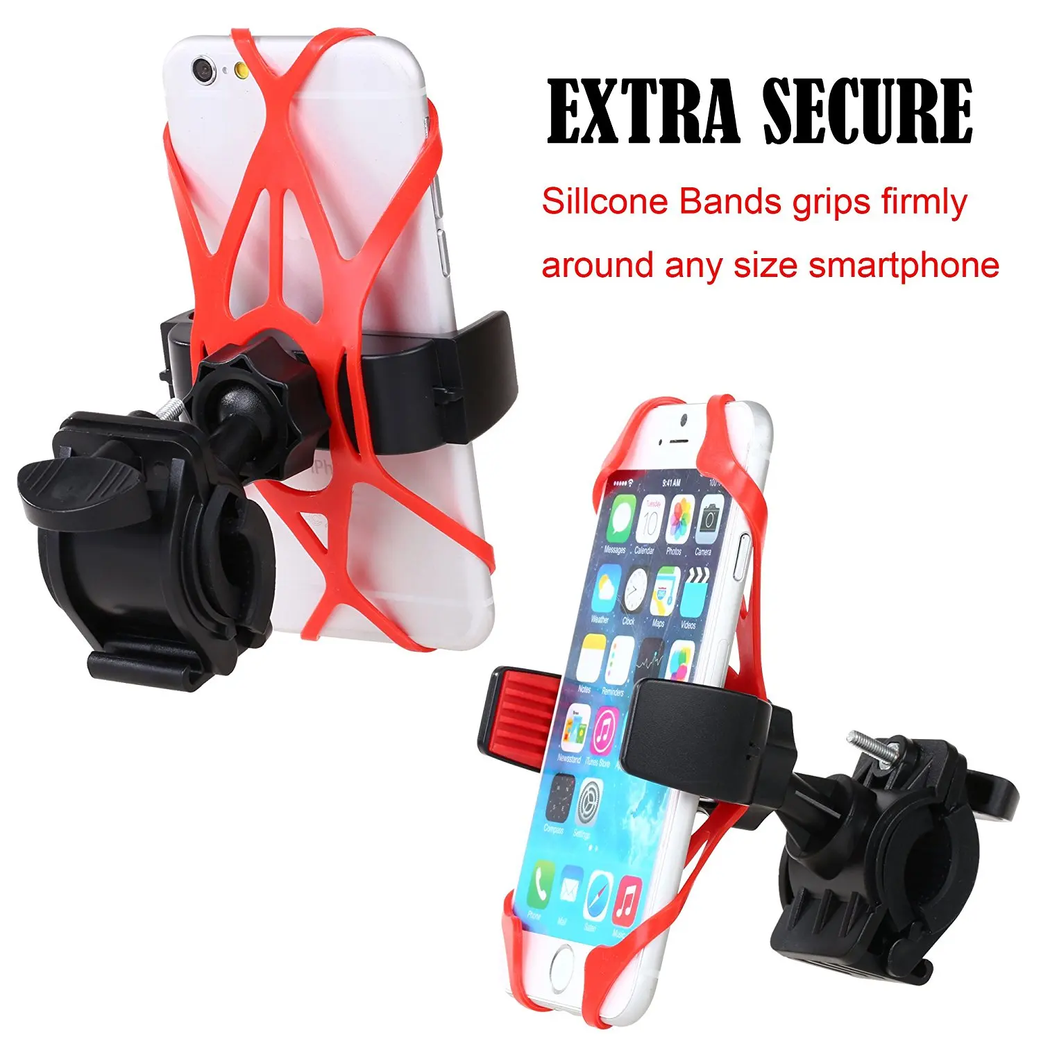 Universal Bike Phone Holder Mount with Anti-shocking Function| Alibaba.com