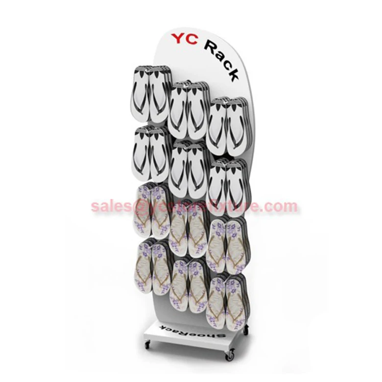 Customized Feet Shape Man Leather Slipper Display Stand - Buy Slipper ...