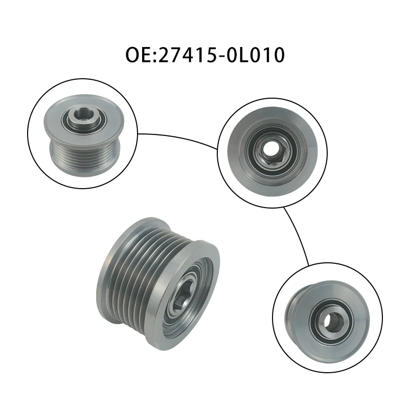 Car 1KD 2KD Engine Alternator Freewheel Clutch Belt Pulley OEM 27415 ...