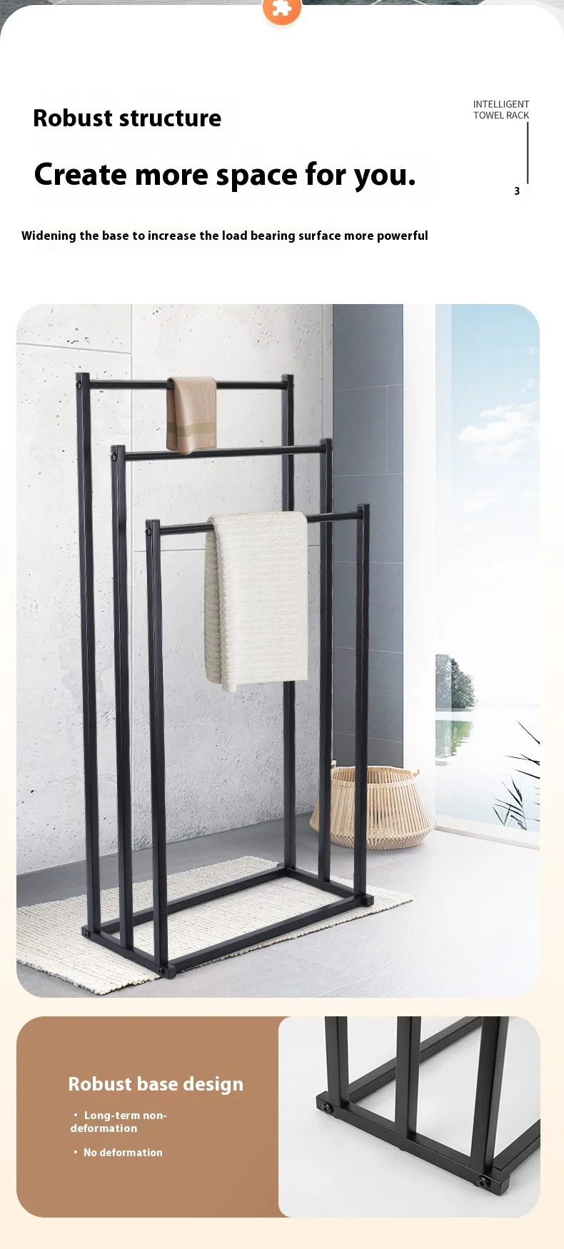 Minimalist Home Multi-Functional Storage Rack Simple Vertical Three ...