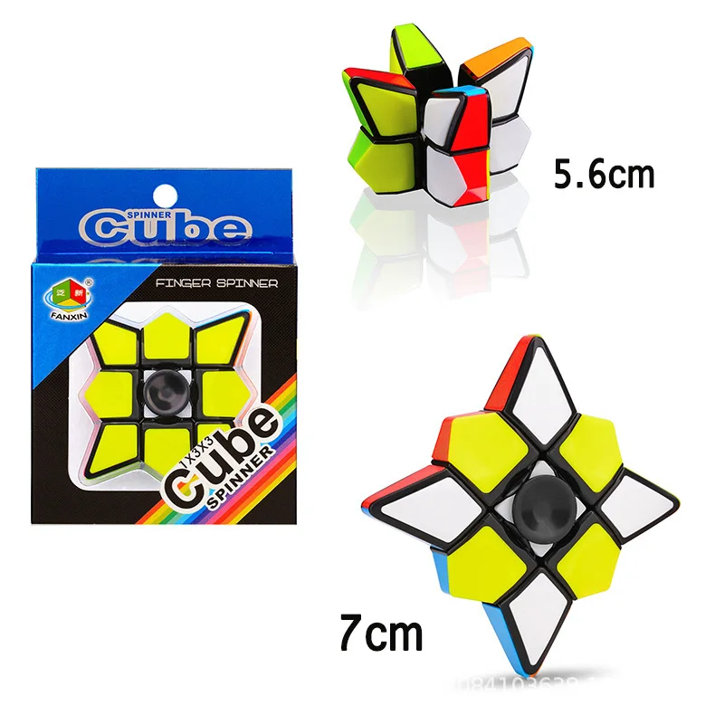 Fidget Sensory Spinner Cube 1x3x3 Magic Cube No Stickers Plastic Cube ...