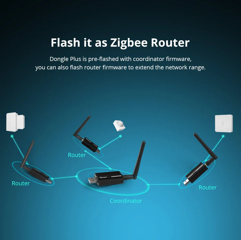 ZBDongle-E Universal Zigbee 3.0 Gateway Smart Home Zigbee Bridge with ...