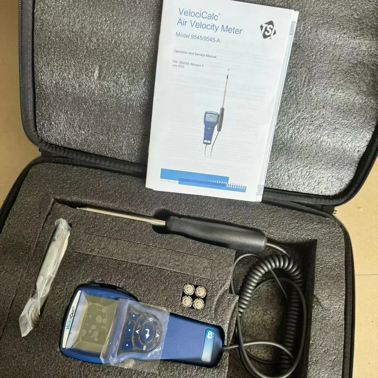 TSI VelociCalc Model 9545/9545-A Air Velocity Meter Parameter Measuring ...