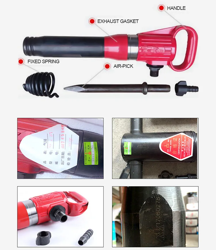 Hand Held Pneumatic G10 Air Jack Hammer For Rock Break - Buy G10 Jack ...