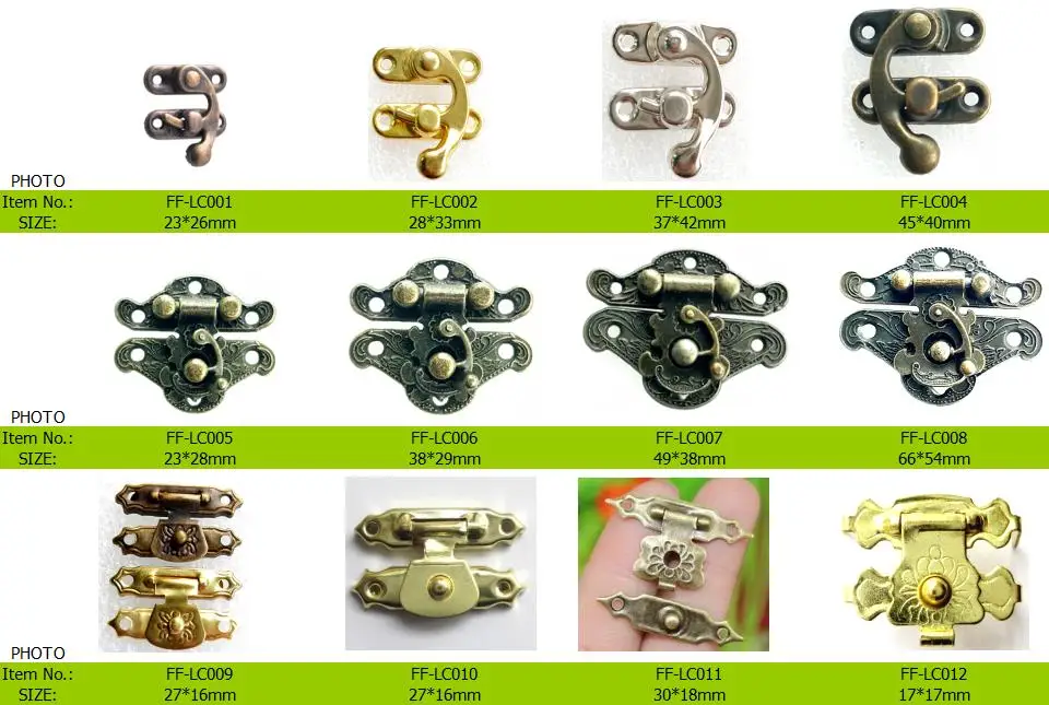 Wooden Packaging Jewellery Box Drawer Cabinet Door Fix Buckles Box ...