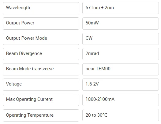 571nm激光模块黄光激光器| Alibaba.com