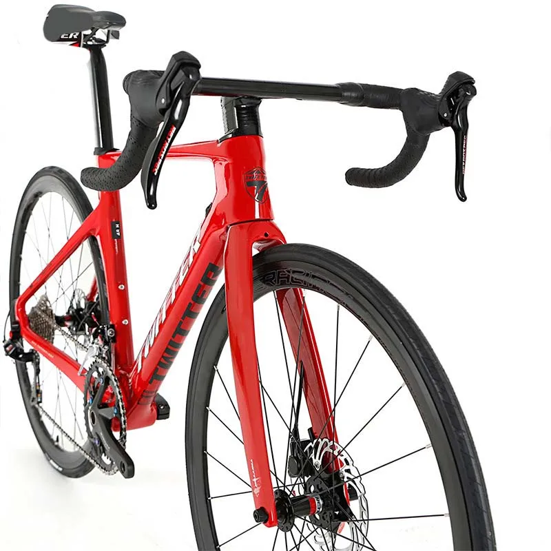 Ultra-light Full Carbon Fiber Road Bike 22-speed Breaking Wind Racing ...