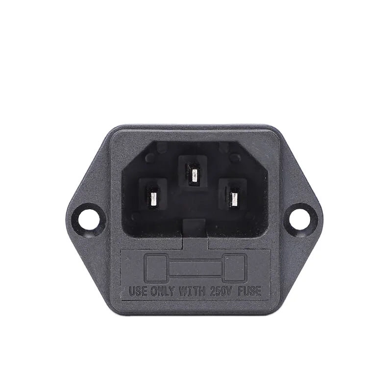 IEC C14 Ac Power Inlet Electric Terminals Connector Brass & Copper ...