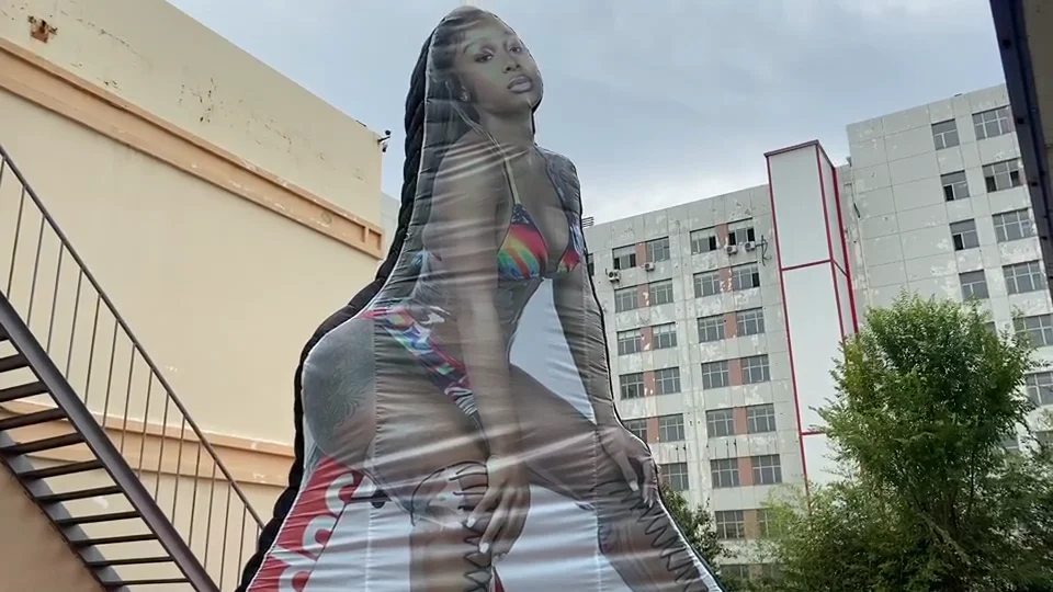 Large Stage Props Inflatable Sexy Lady Balloon,Giant Inflatable Girl ...