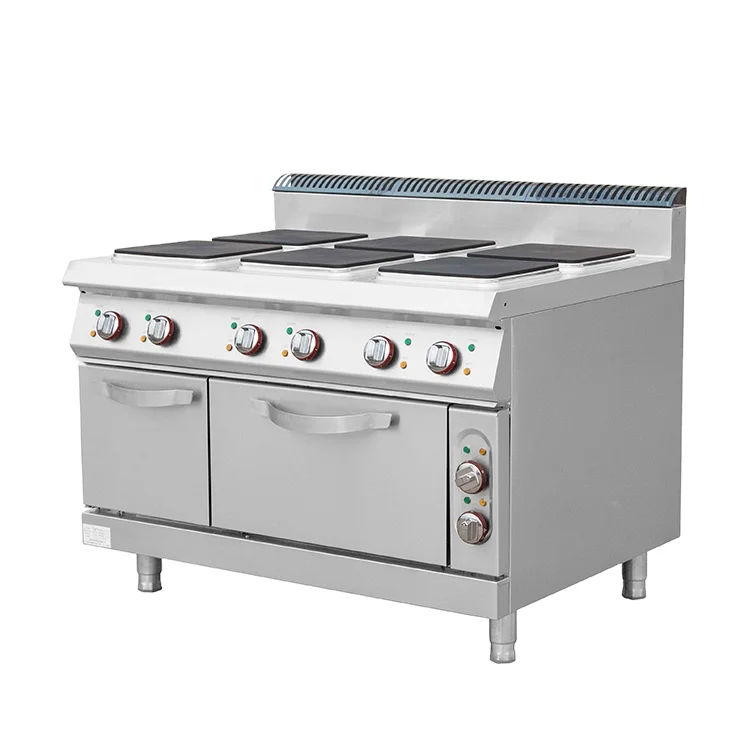 900 Series Electric 6-Hot Plate Cooker with Oven - SHINELONG