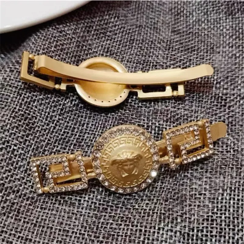 H1004 Popular Baroque Style Hair Pins Medallion Gold Coin Hair Pin ...