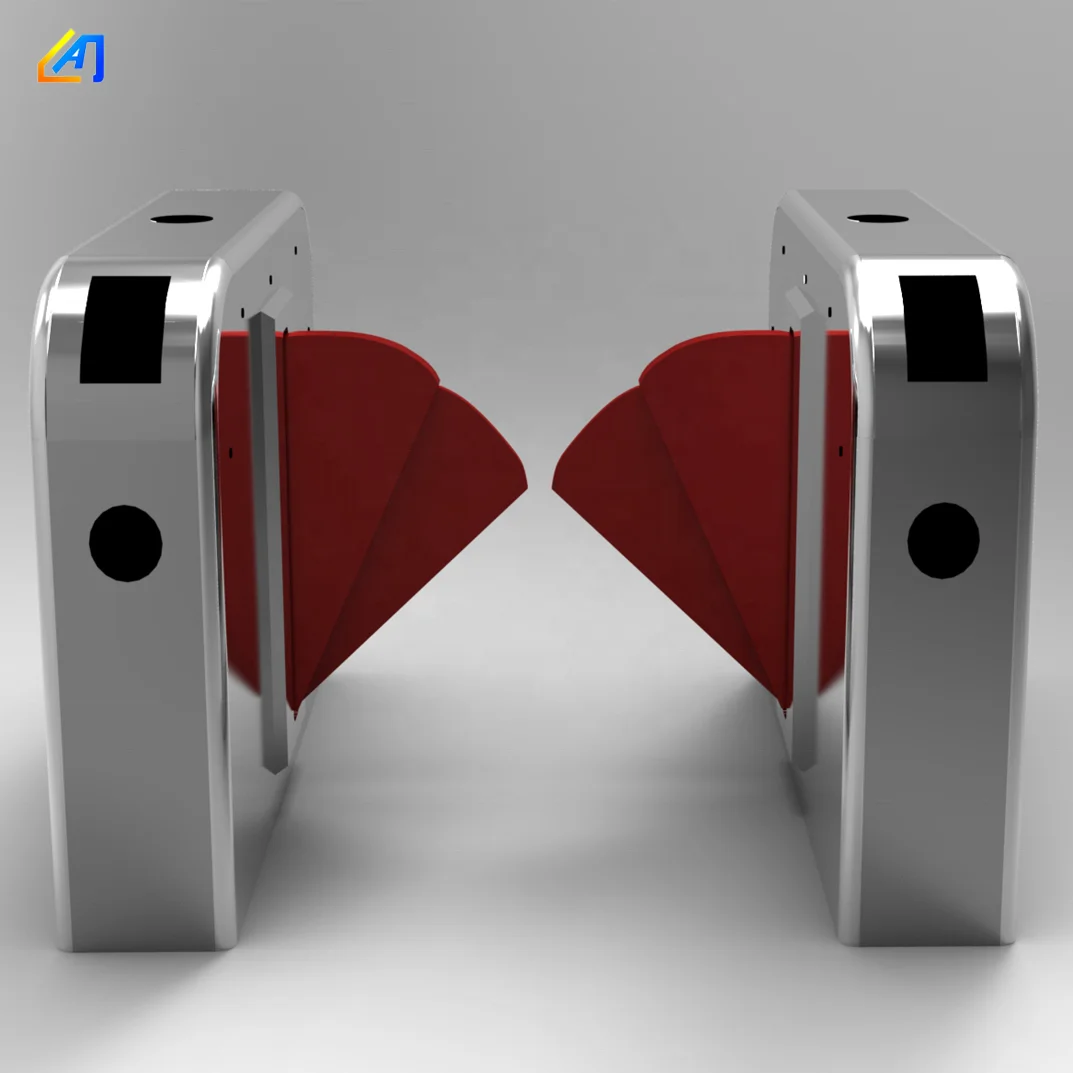 Efficient Entry Flap Gate Double Plywood Security Access Control ...