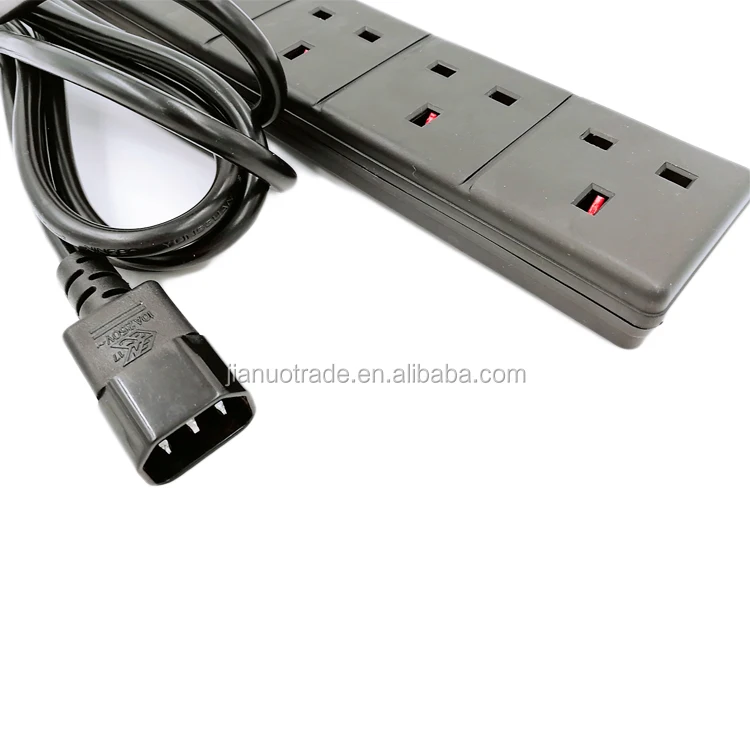 Iec C14 Plug 6 Gang Uk Socket Power Strip - Buy Iec C14 Power Strip,Uk ...