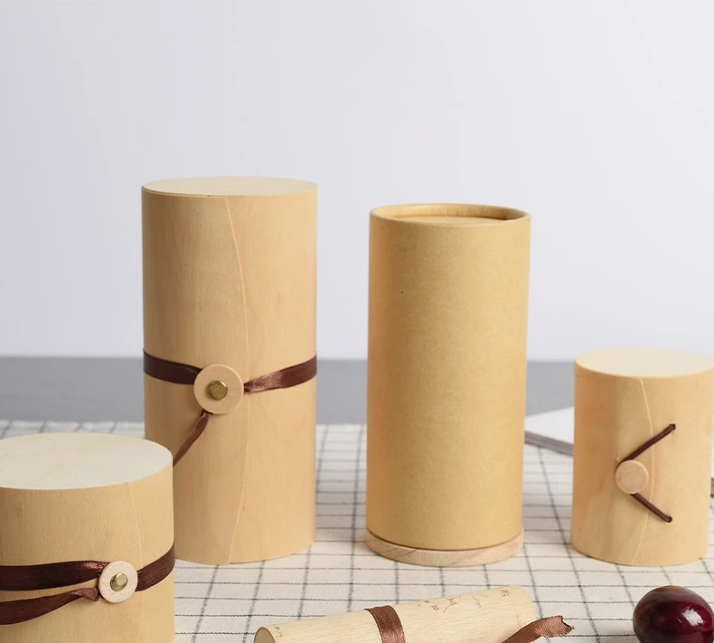 Custom Cork Bark Packing Wood Box - New Style & Recycled