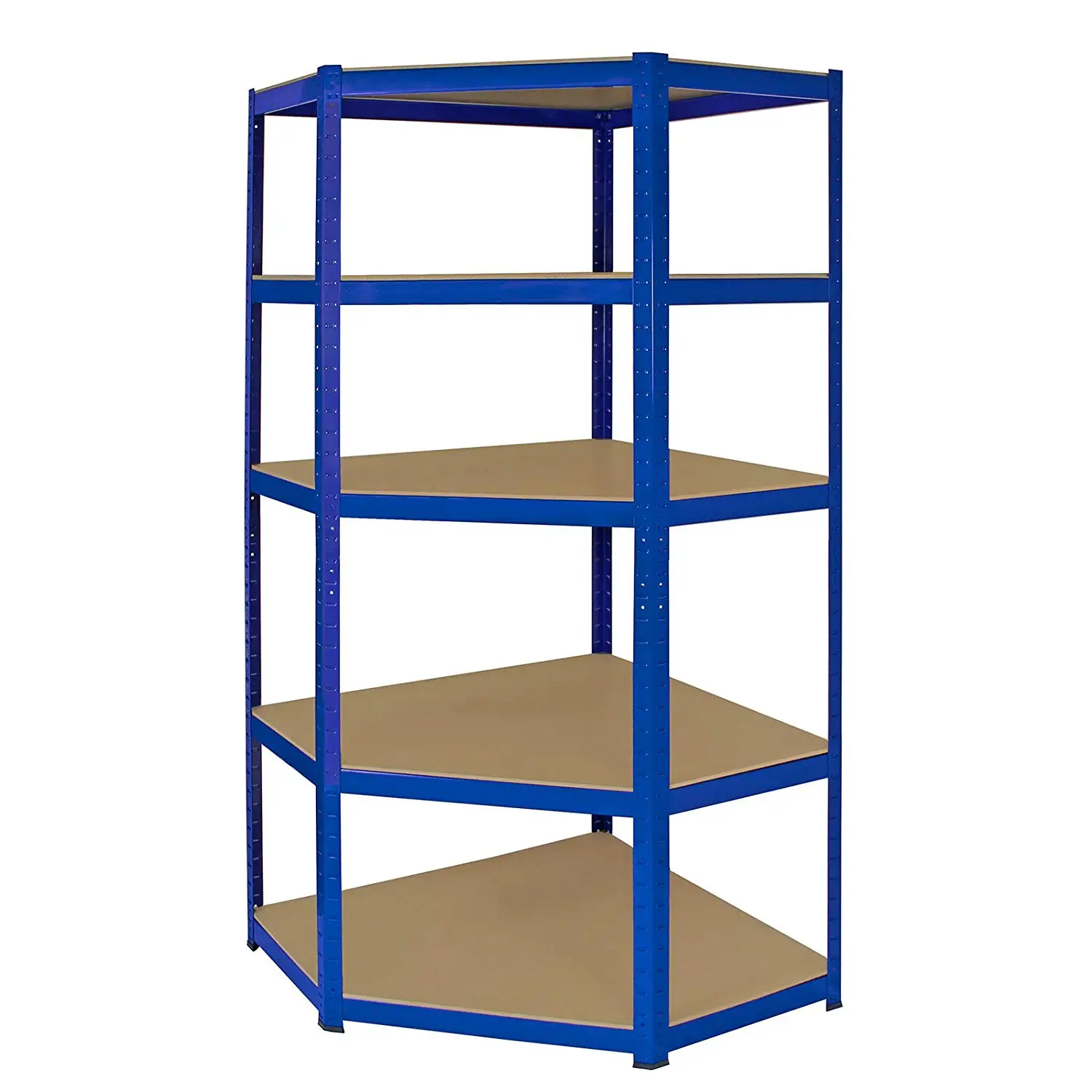 5 Tier Garage Shelving Corner Unit - 875kg Capacity