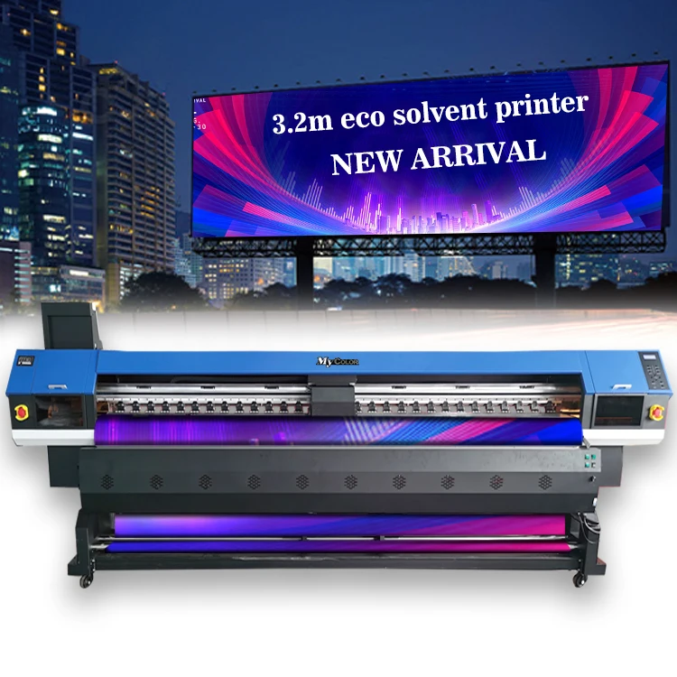 Eco Solvent Printer Sticker Vinyl Printer 3.2m Digital Printers For ...