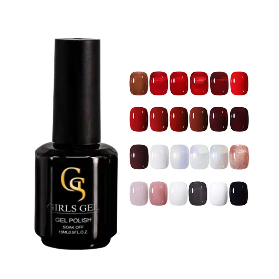 Gs Girlsgel 96 Colors Gel Nail Polish Colorful Soak Off Uv Gel Nail ...