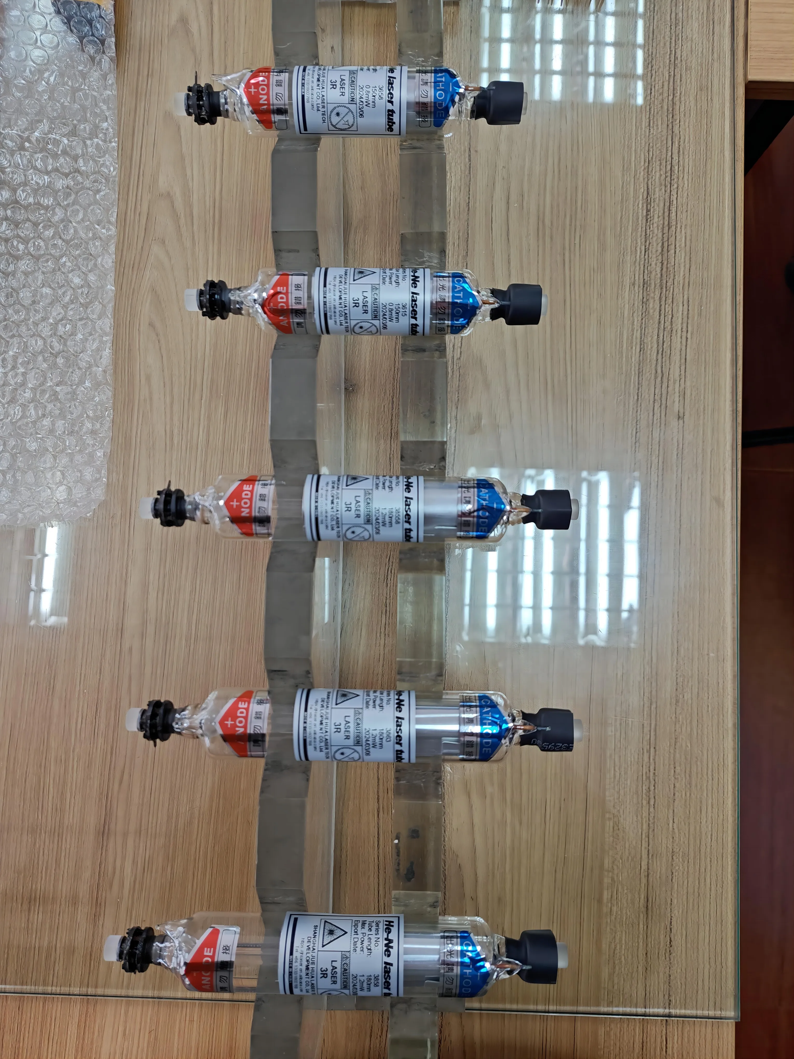 Helium-Neon (HeNe) Laser Tube 632.8nm 150mm-1000mm 0.8mW-40mW| Alibaba.com