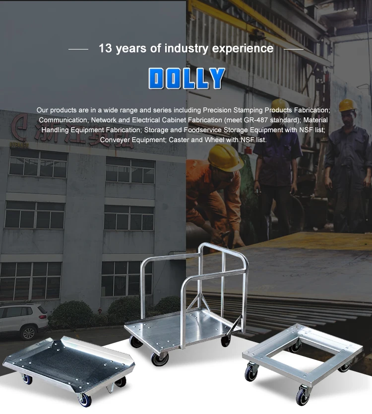 Stainless Steel Dolly - Durable Four Wheel Furniture Dolly