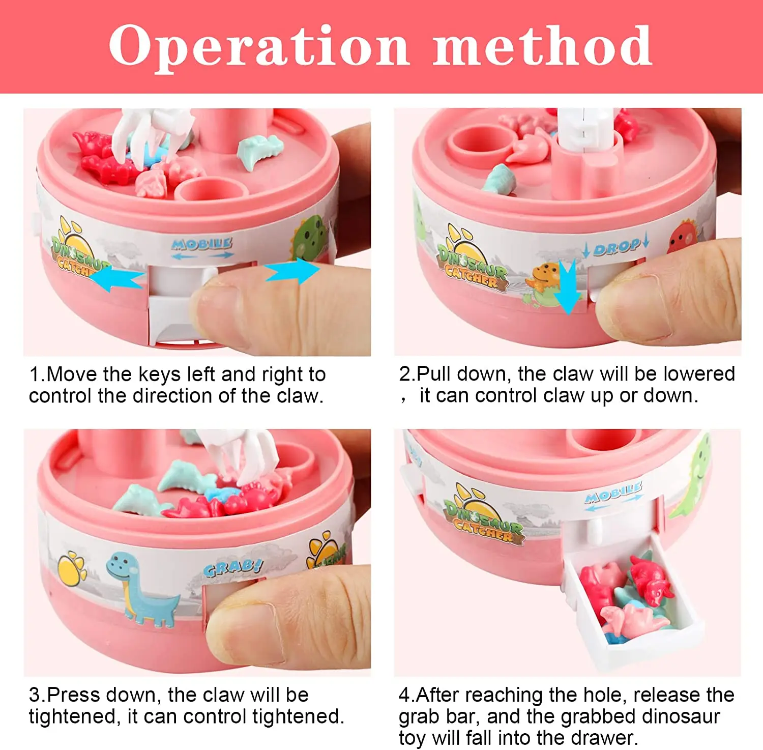 Mini Claw Machines Mini Dinosaur Claw Machine Dinosaur Prizes Claw ...