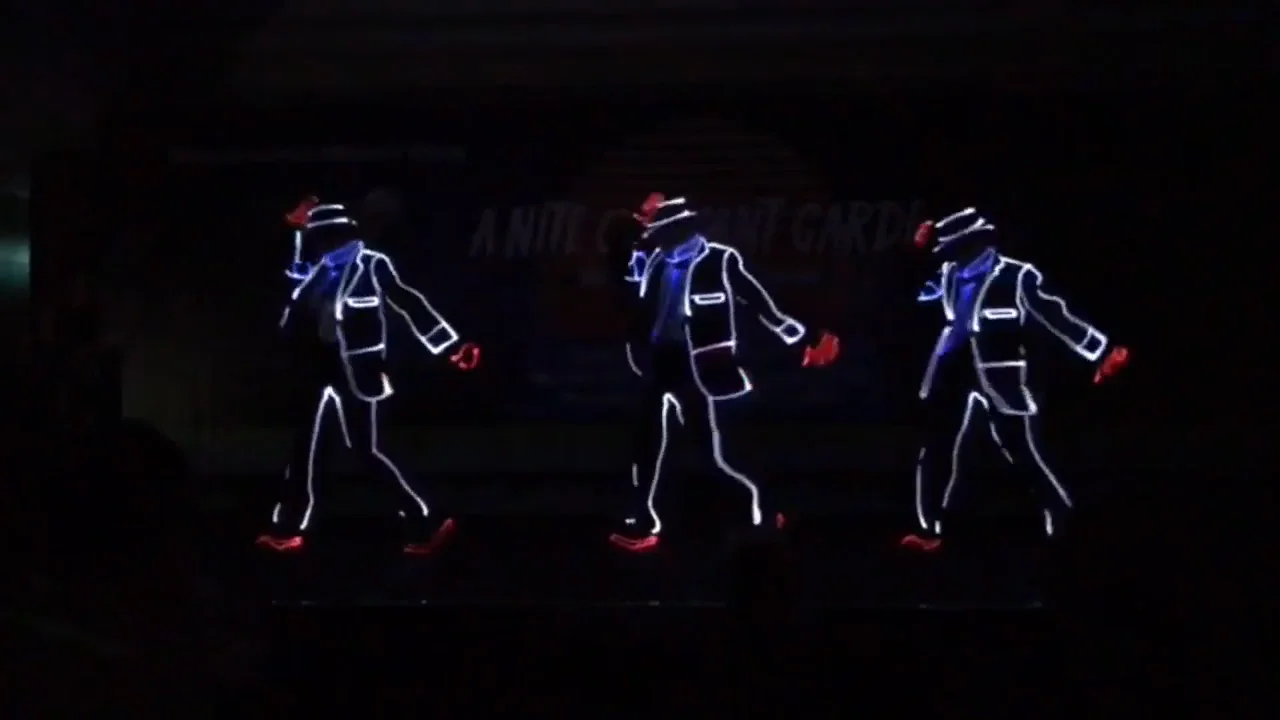Michael Jackson Light Suits Led Dance Costume Controlled By Dmx 512 ...