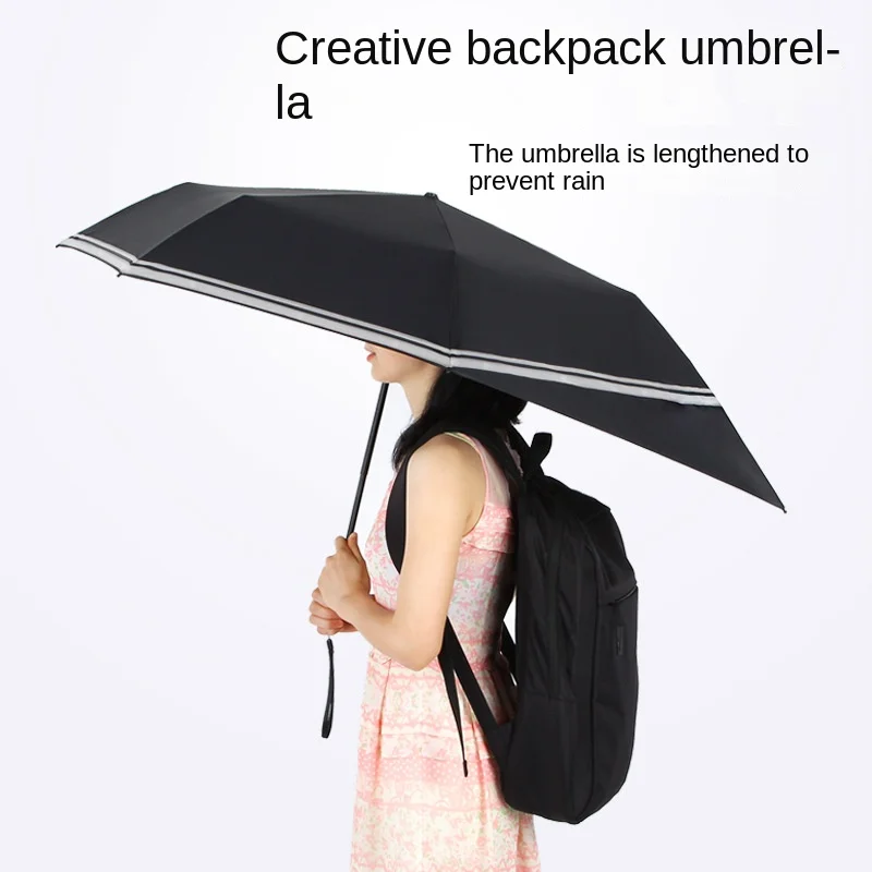Opposite Sex Umbrella Creative Folding Umbrella Sunny And Rainy Dual