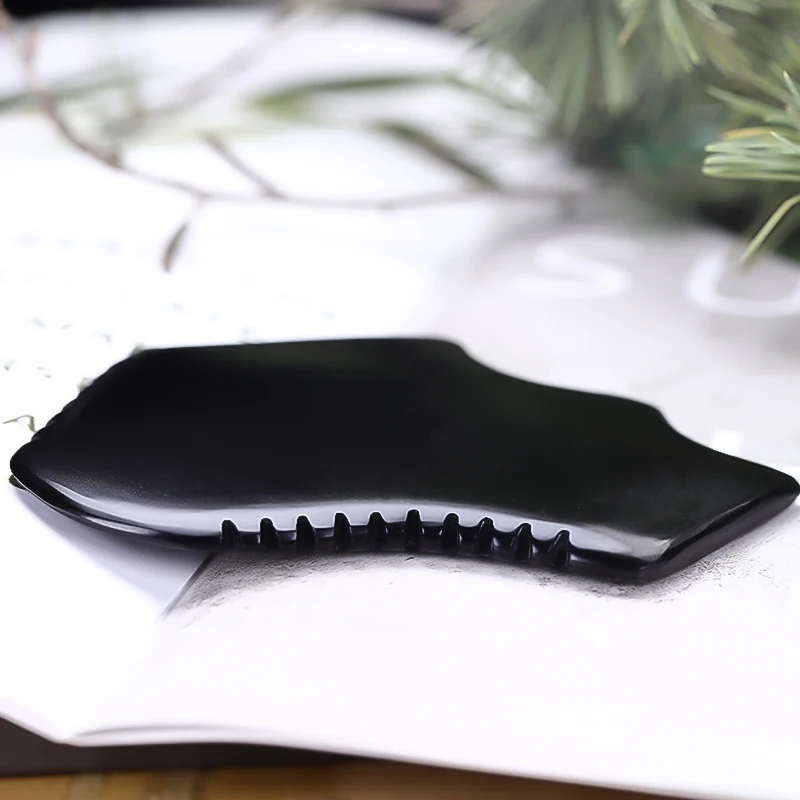 Bian Stone Gua Sha - Natural SPA Acupuncture Facial Massager