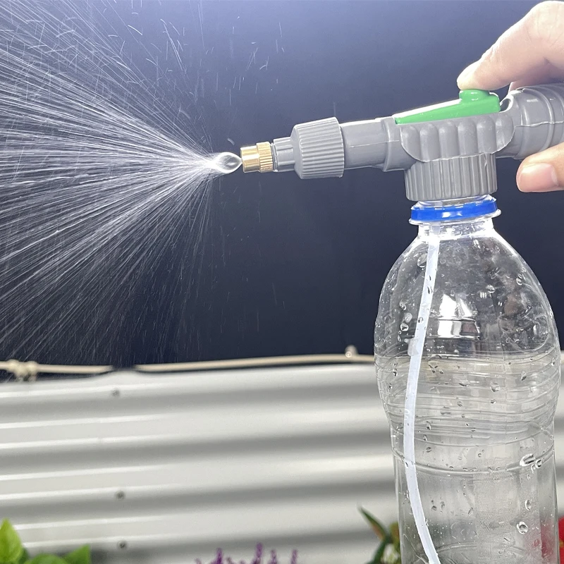 Manual High Pressure Air Pump Sprayer Adjustable Drink Bottle Spray ...