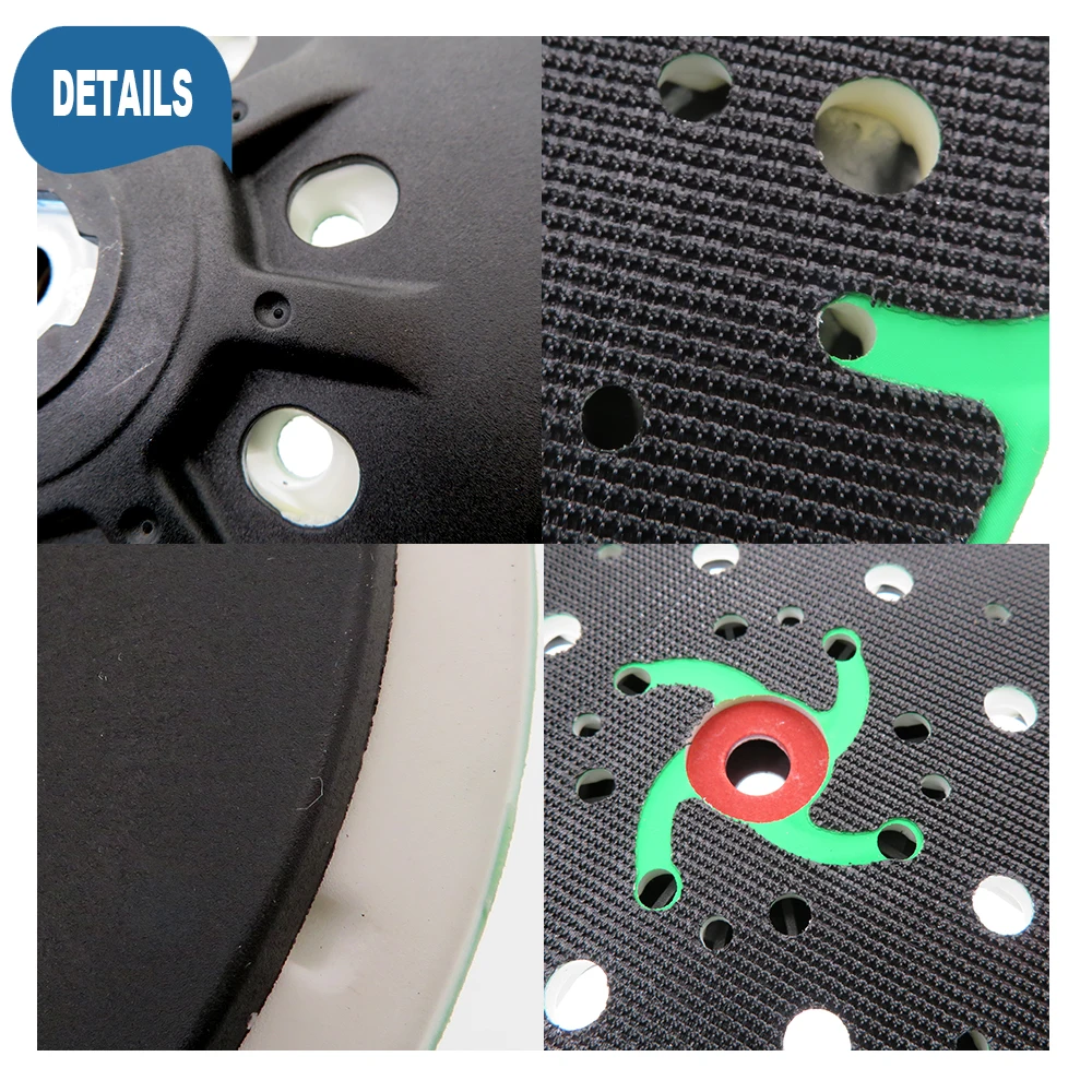 6inch 148mm 48holes Hook And Loop Backup Sanding Pad Sander Backing Pad ...