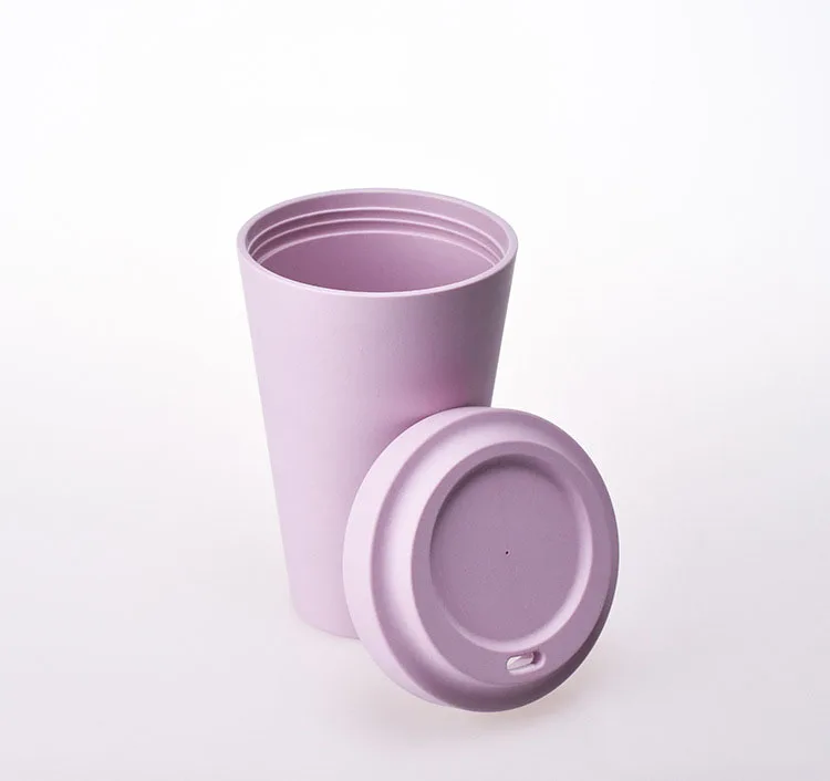 Pla Coffee Cup Water Corn Starch Poly Lactic Acid Material Cup With Lid ...