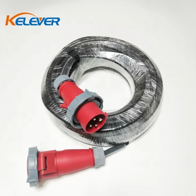 16A Ceeform 3 Phase 4 Core Power Extension Cable - 25M