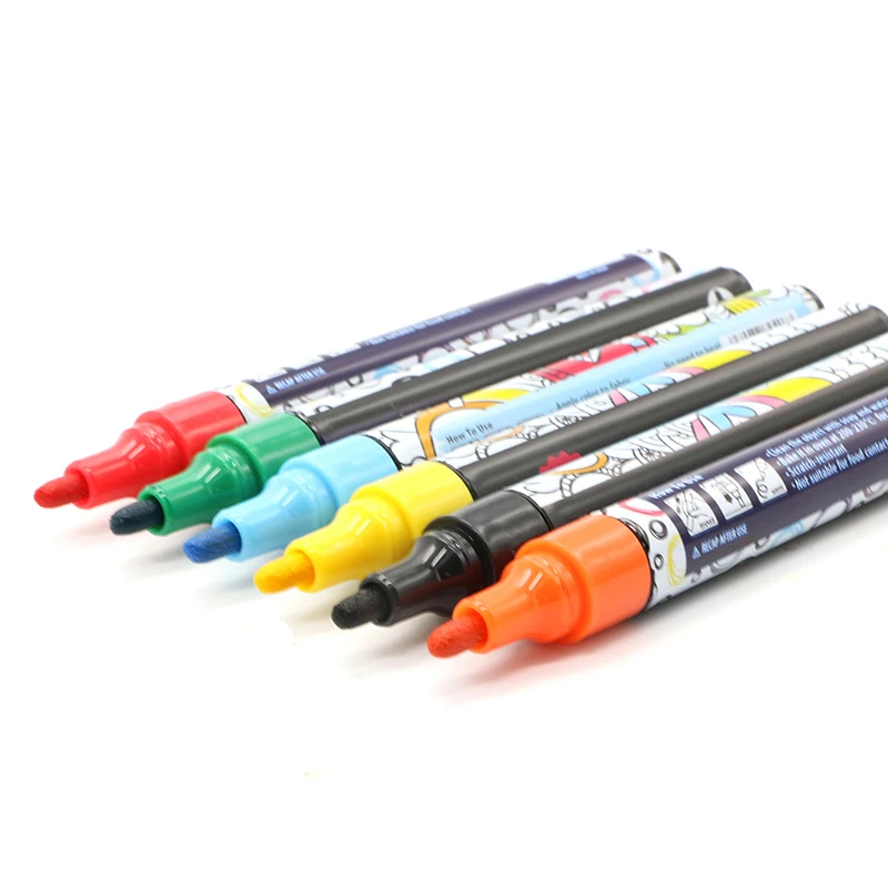 Premium Quality 12 Colors Indelible Magic Ceramic Marker Pens For ...