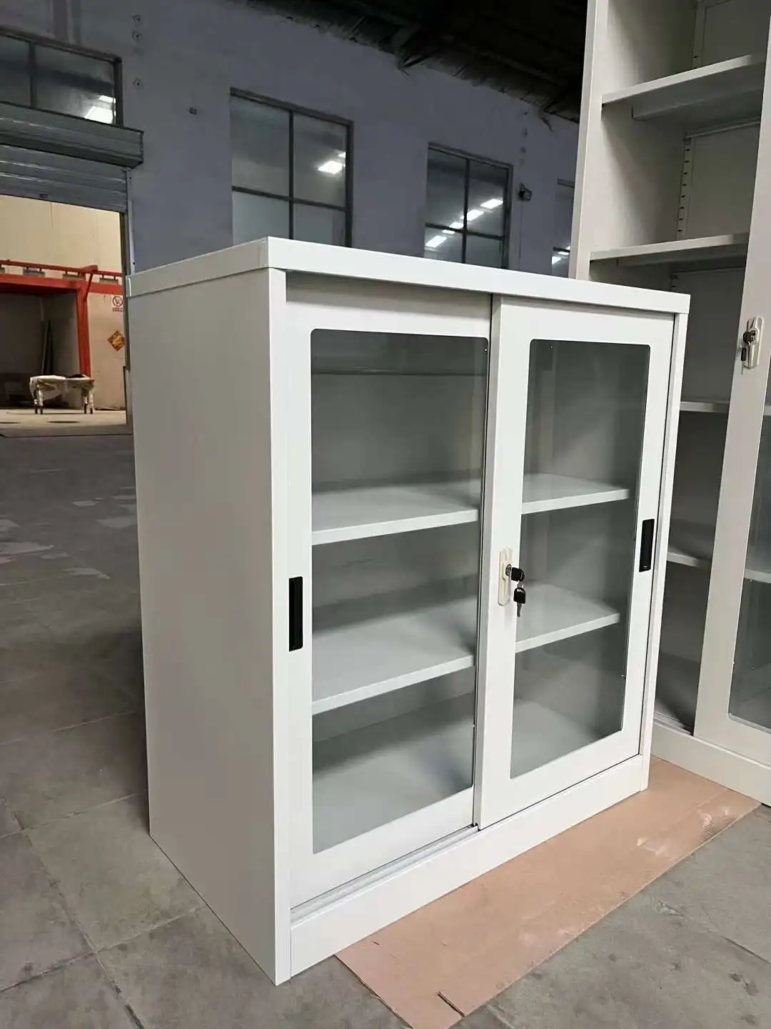 Lemari Arsip Besi Kantor Pintu Sliding Plat - Buy Cole Steel Filing ...