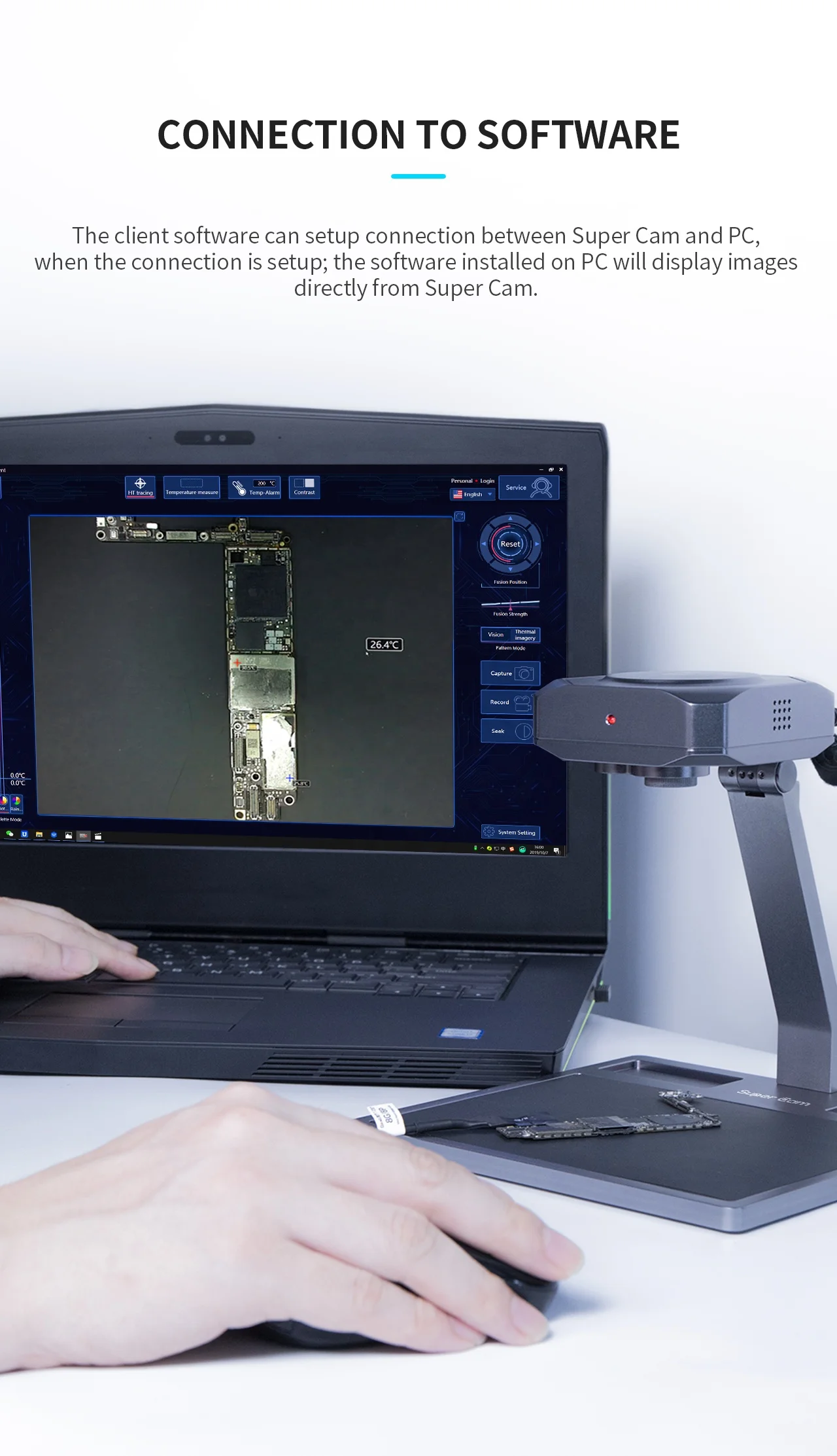 Qianli Super Cam Motherboard Dignosis Device For Quick Dignosis Of ...