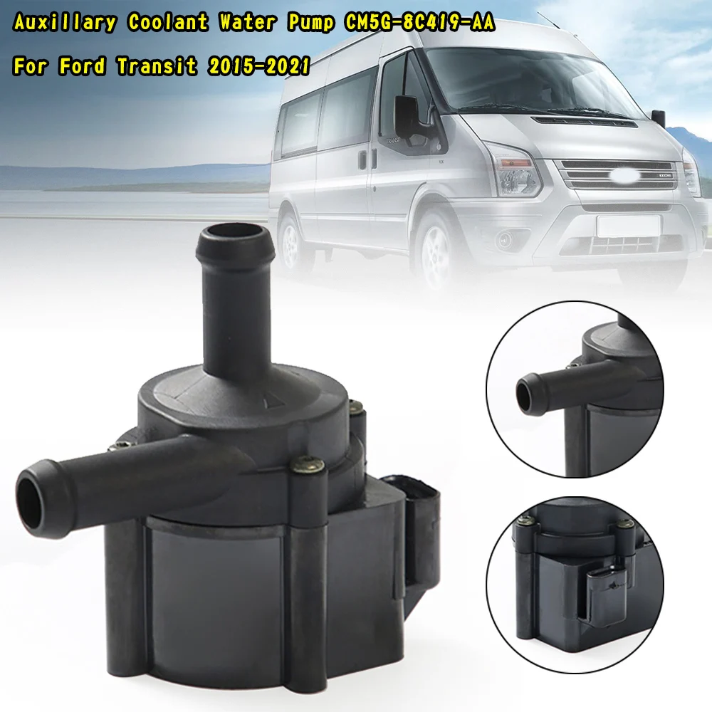 Auxillary Coolant Water Pump Cm5g-8c419-aa For Ford Transit 2015-2021 1 ...