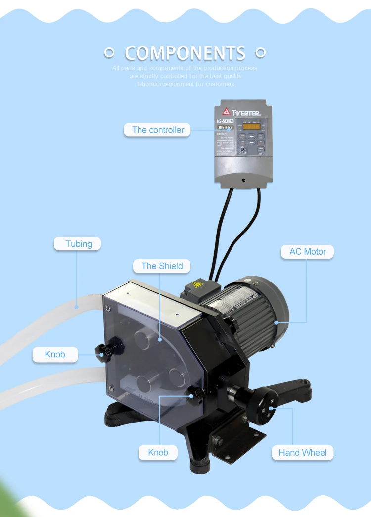 High Precision Lab Peristaltic Dosing Pump Price & Features