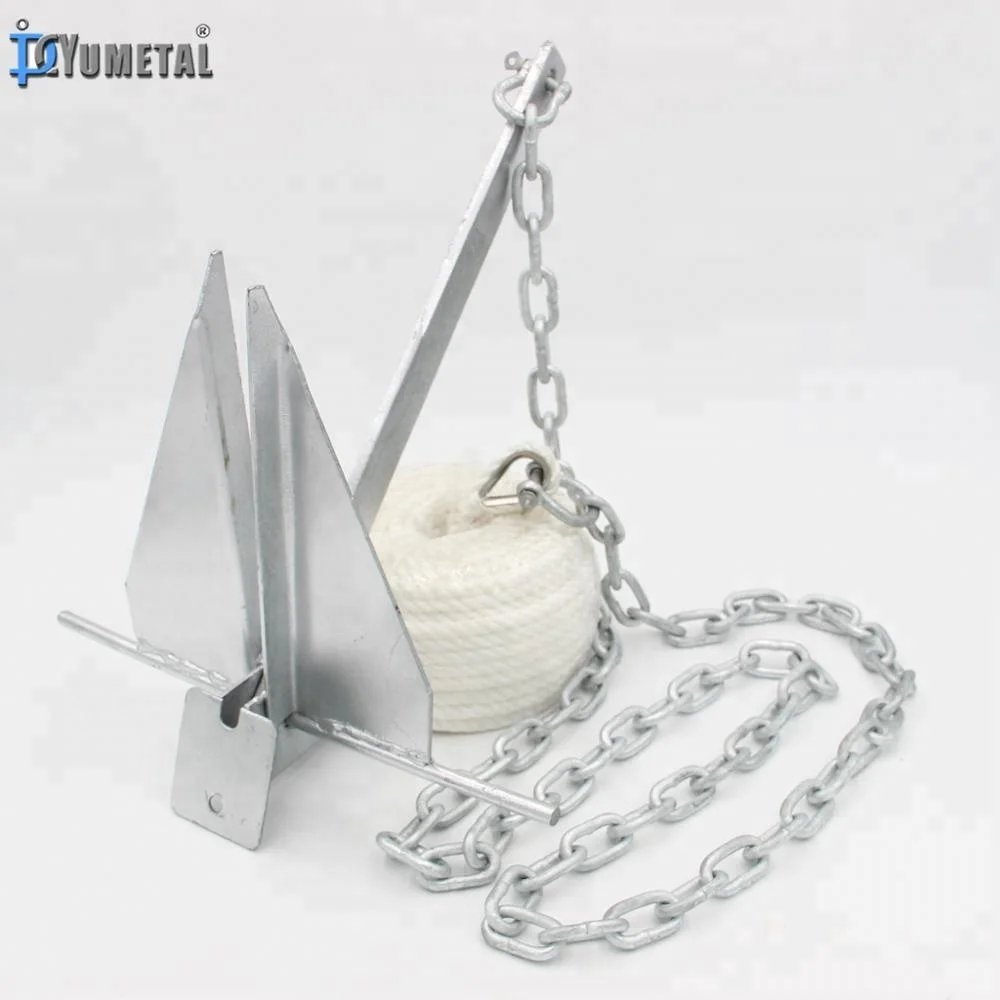 Heavy Boat Anchor Kit Fluke Anchor with Anchor Chain,anchor Rope for ...