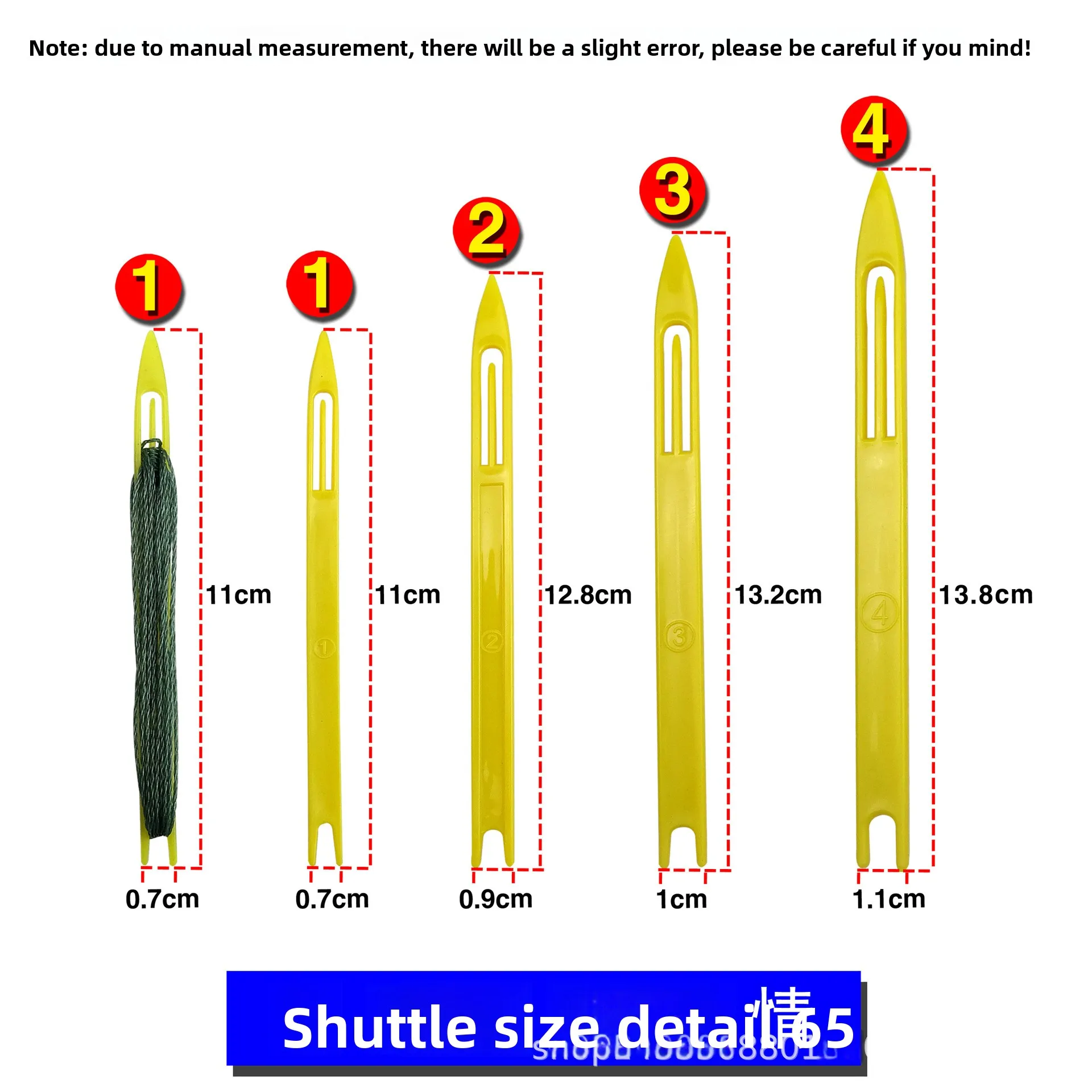 Freshwater Fishing Accessories Plastic Cast Net Mending Needle Tool ...