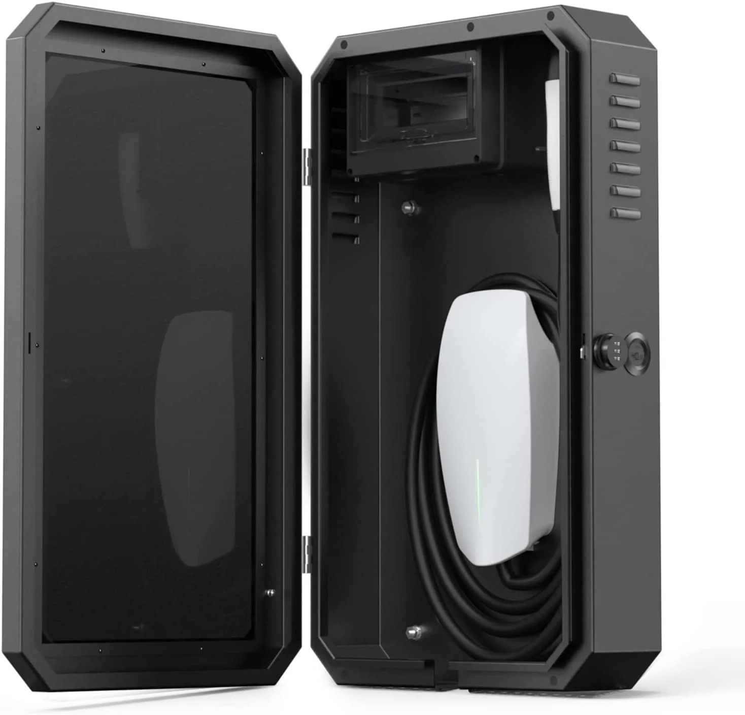 Anti-theft Wall-mounted Charging Station Electric Box Fast EV Chargers ...