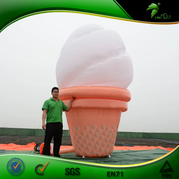 Giant Inflatable Ice Cream Cone Realistic Inflatable Food Air Model ...