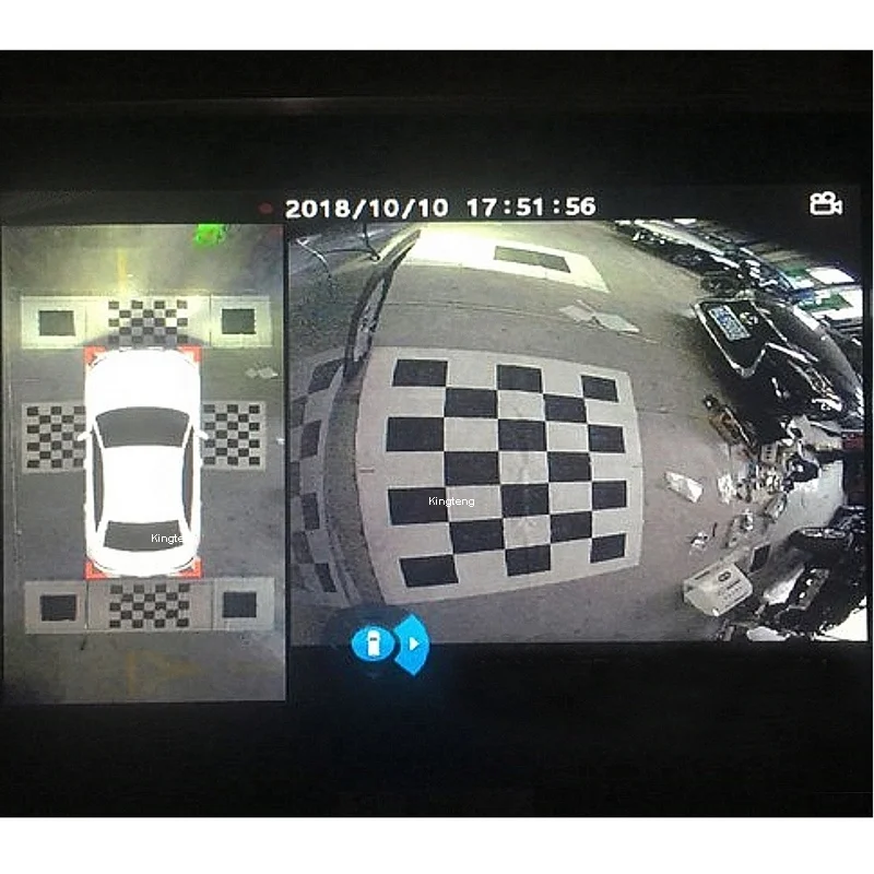 Safedriving 360 Degree Car DVR Camera Record System for Lexus