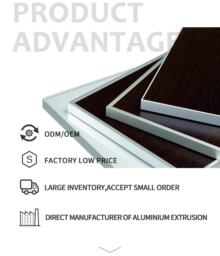 LENWA Factory Aluminum T Shape Edge Banding for Poly Wood