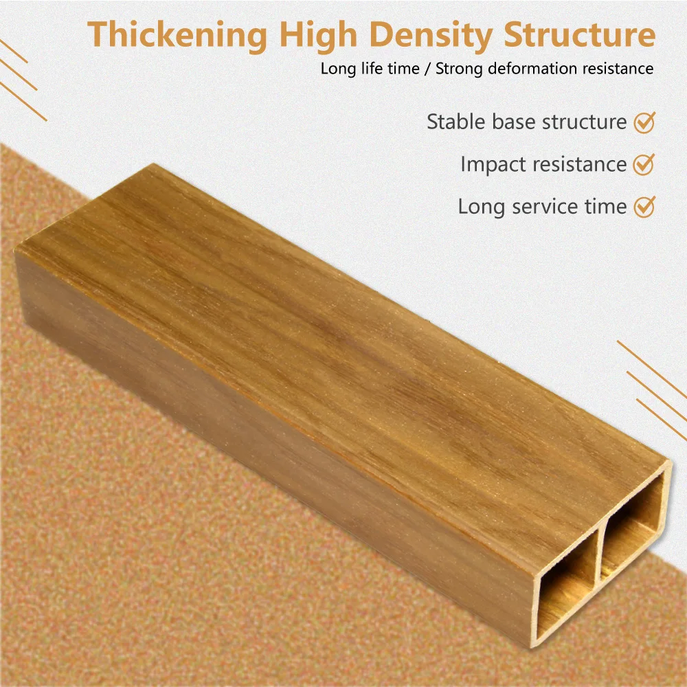 Square Flexible Hollow PVC Tube - Durable & Stylish