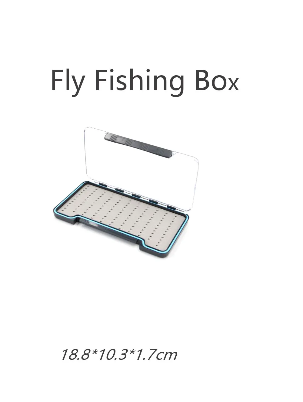 Fly Fishing Box Waterproof Lightweight Fly Box Easy Grip Transparent ...