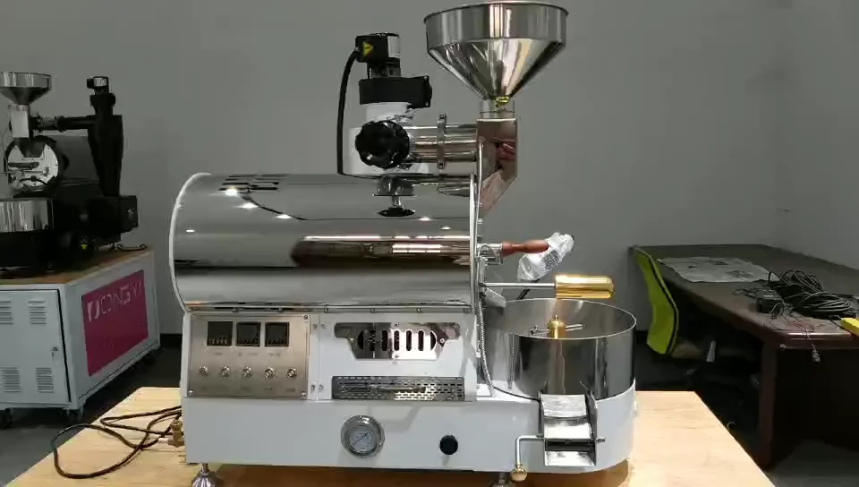 Dongyi 1kg 2kg 공장 프로모션 커피 로스터 가정용 가스전기 뜨거운 공기 로스터 커피 로스팅 기계 상업 Buy 커피 로스터 기계 상업 3kg홈 커피 구이