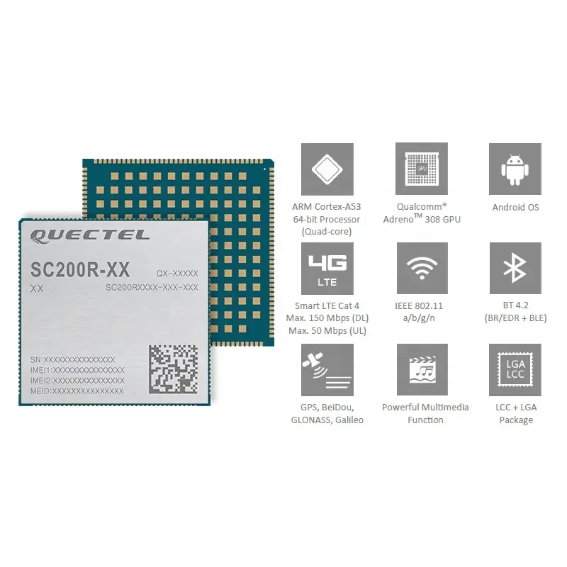 Quectel Sc200r Android Smart Module Series Multi Mode Smart Module With