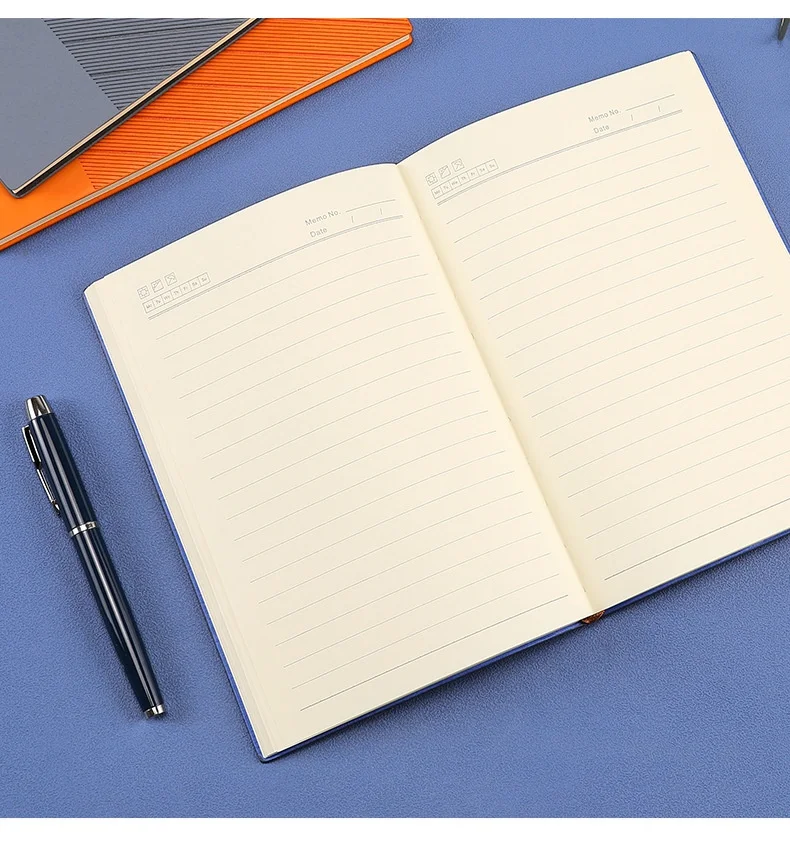 High-End Office Soft Leather A5 Notebook Hardcover Business Meeting ...