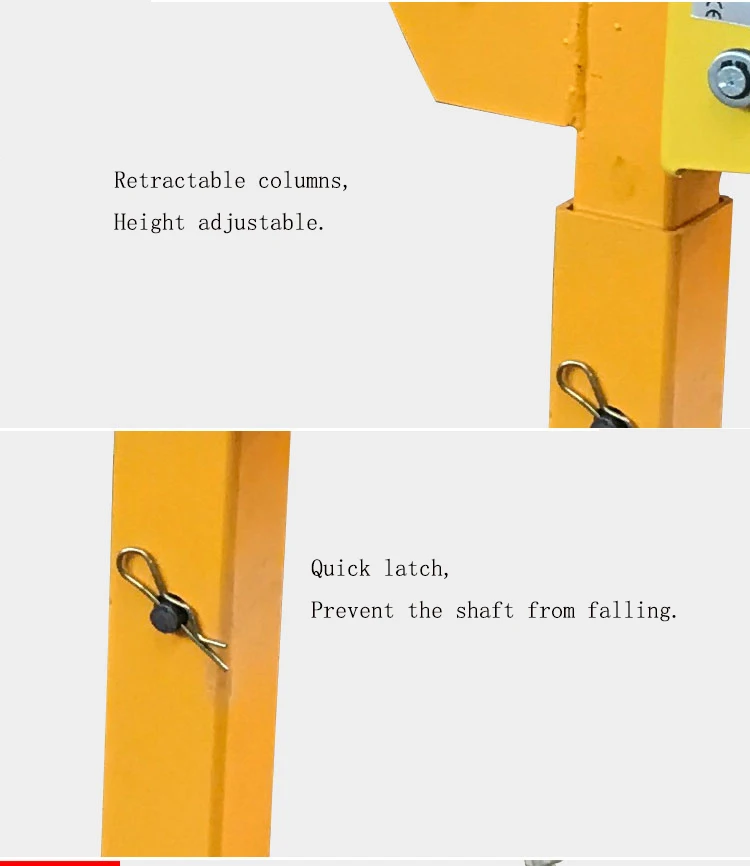 200kg 300kg 500kg Foldable Mobile Movable Lift Hoist Mini Crane with ...