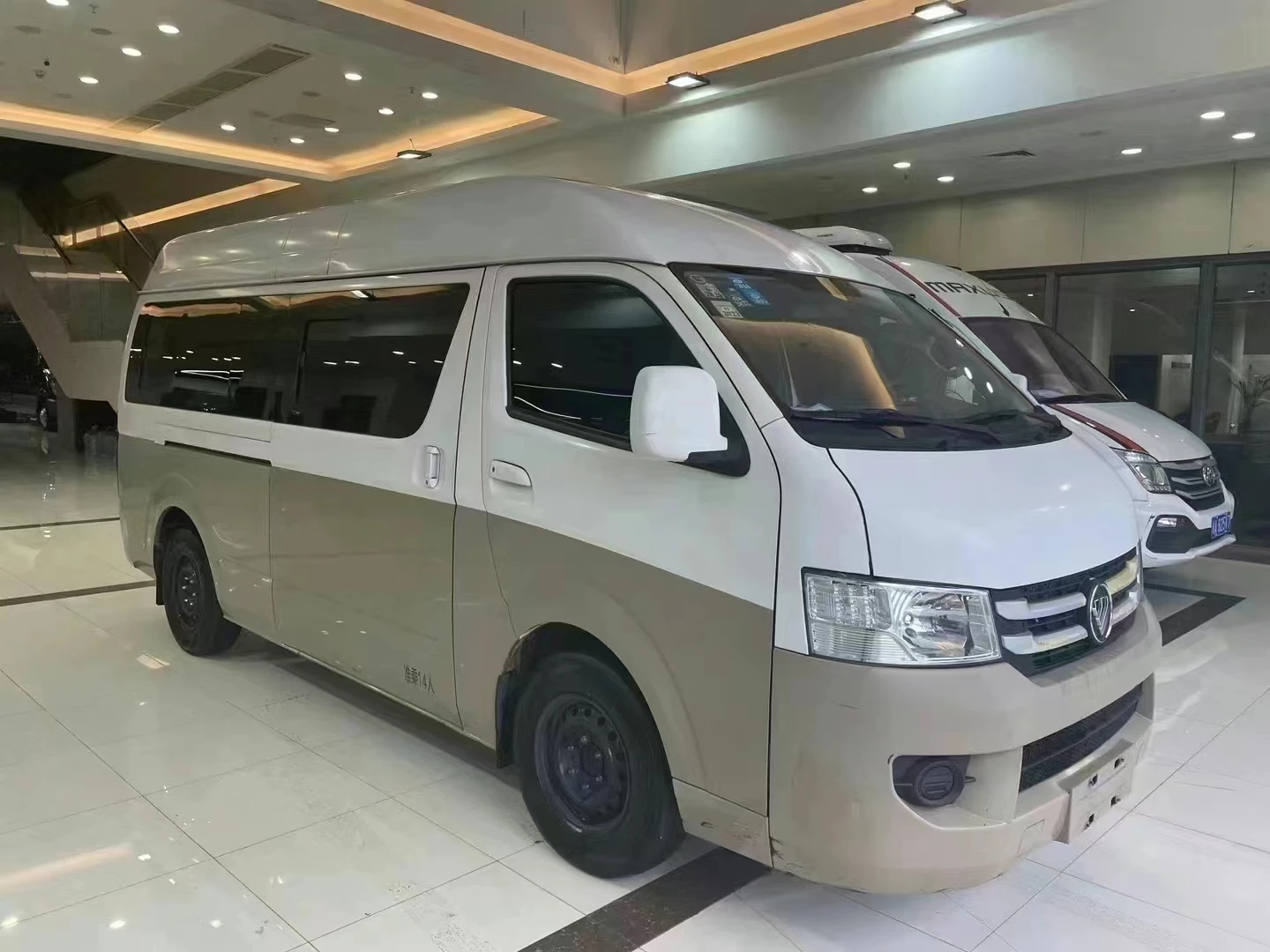 Used Mini Bus For Sale Foton Bus Chinese Hiace 14 Seats Diesel Mini Van ...
