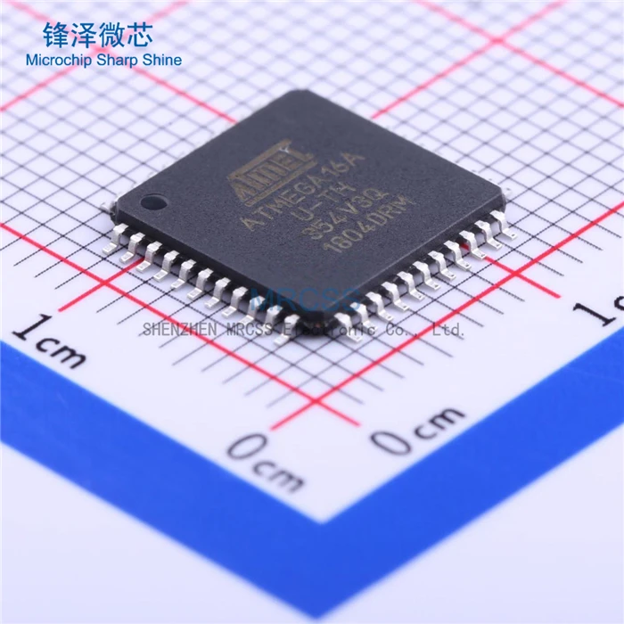 Mcu Atmega16a Au Atmega16 Arm Cortex Risc Flash Bulk 44tqfp Electronic